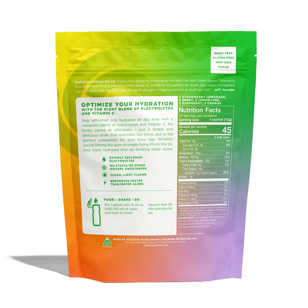 Rapid Hydration - Hydrate at Every Level – Tailwind Nutrition